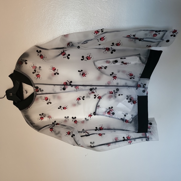 Disney | Jackets & Coats | Nwt Mickey Mouse Rain Jacket Men Szm Unisex ...